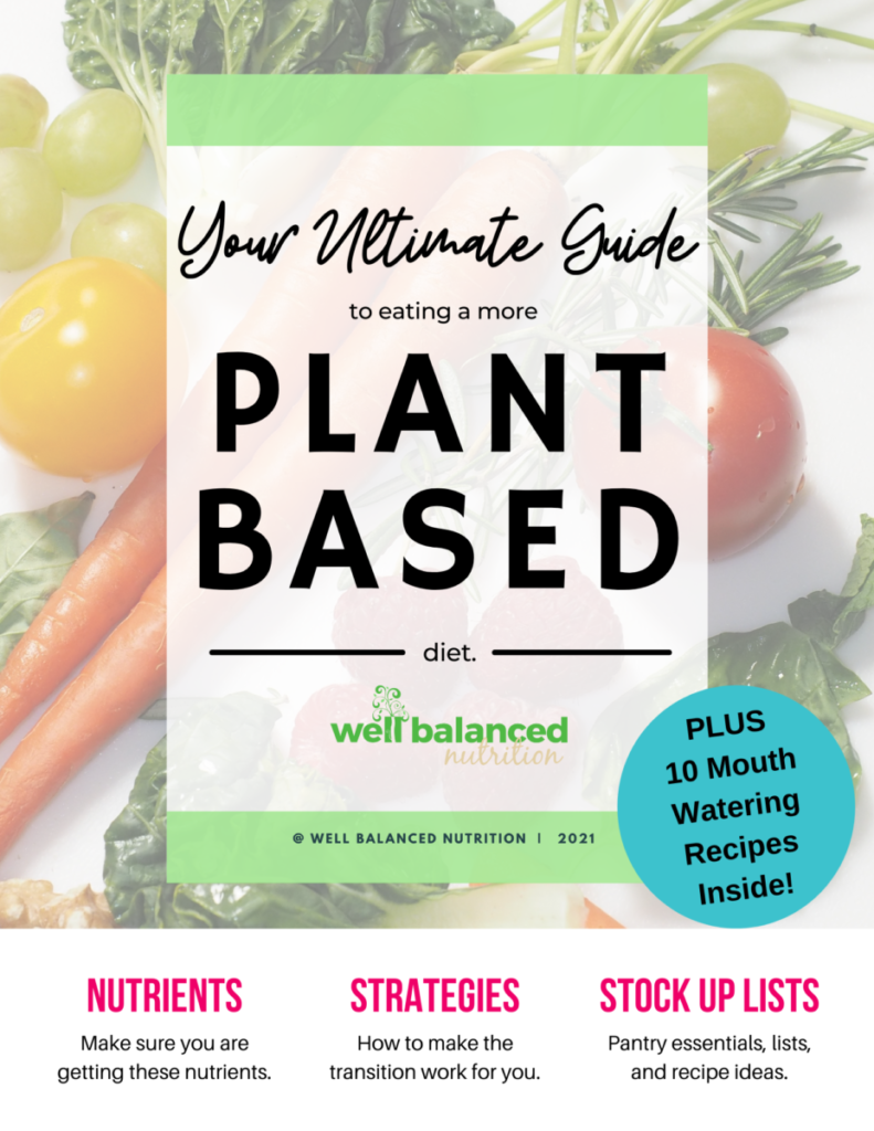 DIY nutrition guides - Well Balanced Nutrition